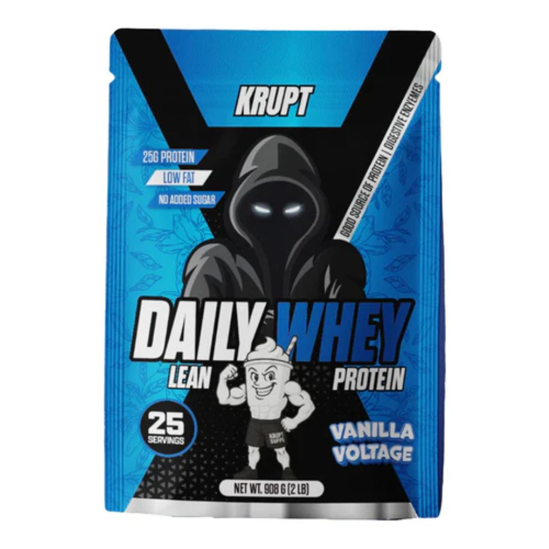Krupt Supps Daily Whey – Gut-Friendly Whey with Digestive Enzymes